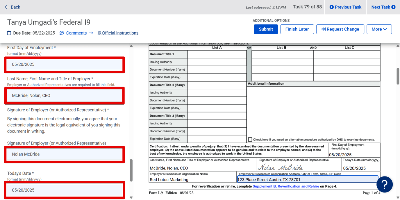 Setting up and using the E-Verify integration